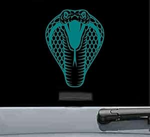 Amazon.com: Cobra snake Vinyl Decal Sticker (TEAL): Automotive