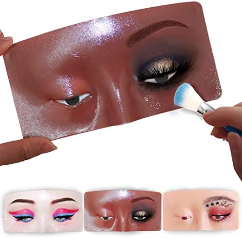 3D Realistic Makeup Practice Face Board for Artists - Eye Makeup Model ...