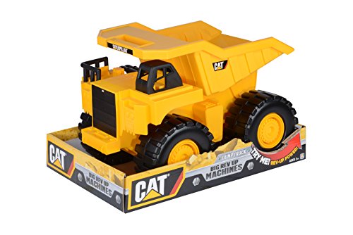 Toy State Caterpillar 18 Inch Push Powered Big Rev It Up Dump Truck ...