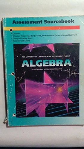 UCSMP Algebra Assessment Sourcebook (University of Chicago School ...