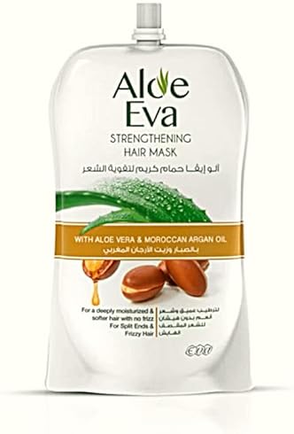 Aloe Eva Hair Strengthening Mask Pouch With Aloe Vera & Moroccan Argan ...