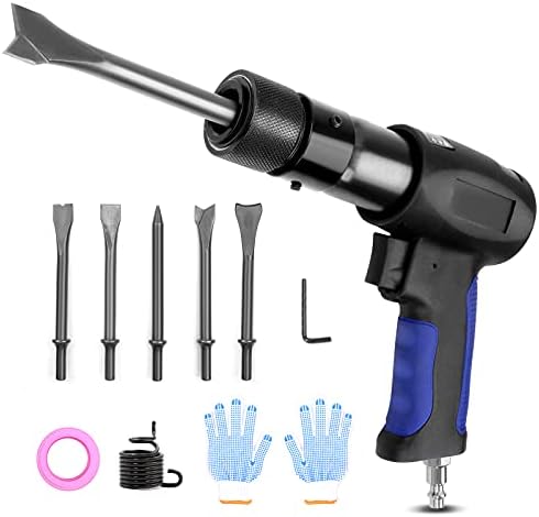 YON.SOU. 13-piece Air Hammer Set with 5pcs Chisels, Quick Change ...