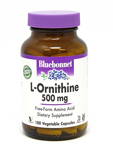 Bluebonnet l-ornithine 500 Mg Vitamin Capsules, 100Count (B000POXPSA ...