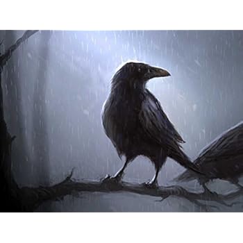 Amazon.com: Krahe Rudi Hurzlmeier Black Raven Crow In Boots Fantasy Art ...
