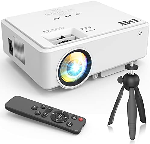 TMY HD Projector, 1080P Full HD Enhanced Mini Projector, Portable ...