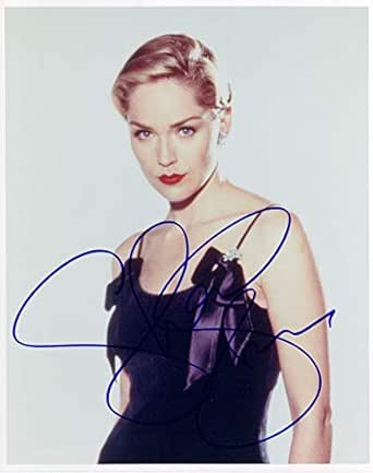 Sharon Stone signed 8x10 photo at Amazon's Entertainment Collectibles Store
