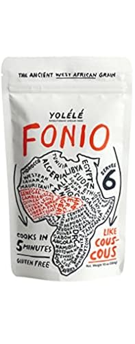 Yolele Fonio African Supergrain Ancient Grains, Precooked Gluten-Free ...