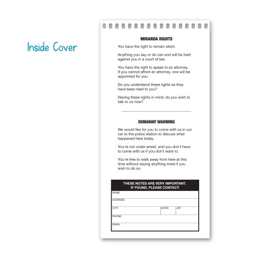 Public Safety Notebook – Spiral Notebook, Notepad, Writing Pad with ...