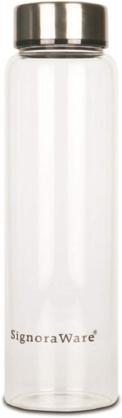 Buy Signoraware Element Borosilicate Glass Bottle, 550 ml, Clear Online ...