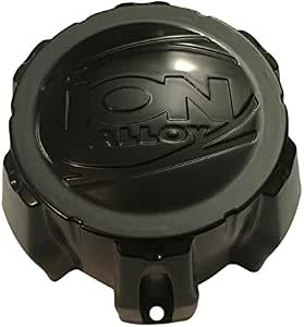Ion Alloy 6 Lug C101711MB C202202 Matte Black Wheel Center Cap, Center ...