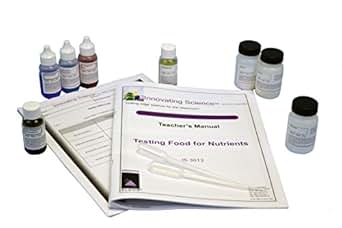 Amazon.com: Innovating Science Testing Food for Nutrients Chemistry Kit ...