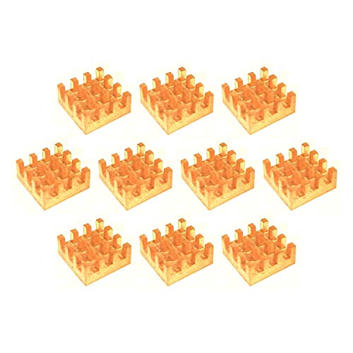 Easycargo 10 Pieces VRM Copper Heatsink Kit + 3M 8810 Thermal ...