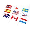 200 Countries Flags,National Flags International Country Stick Flag ...