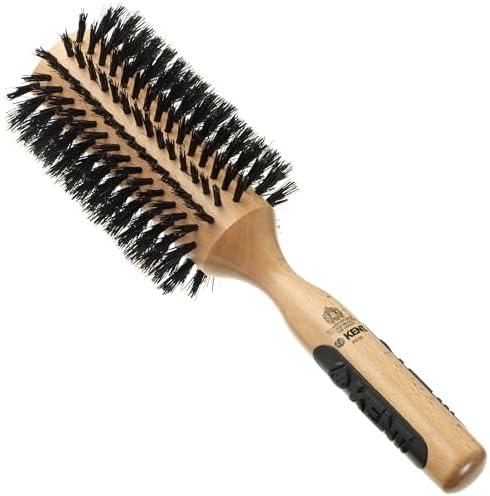 Kent 70mm Round Wooden Hair Brush for Curling, Volumizing & Smoothing ...