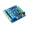 JESSINIE Modbus-Rtu 7-24V 4 Channel Relay Module Switch Modbus RTU Switch Input Output 5V RS485 ...