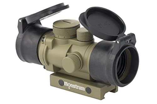 Monstrum Tactical S232P 2X Magnification Prism Scope (Flat Dark Earth ...
