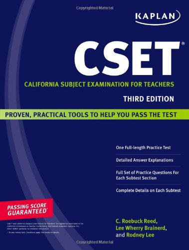 Kaplan CSET: California Subject Examination for Teachers: Kaplan ...