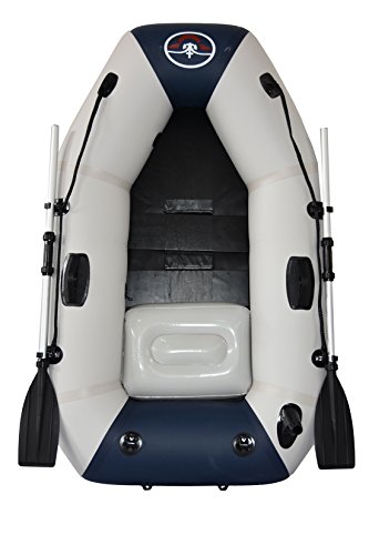 5.7ft Inflatable Boat with Multi Air Chambers and Slat Floor - MasterBasser