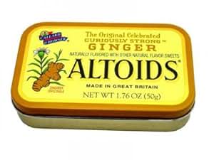 Amazon.com : Altoids Mints - Ginger, 1.76 oz tin, 12 count : Candy ...