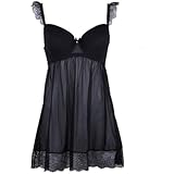 Parfait by Affinitas Women's Alexis Babydoll at Amazon Women’s Clothing ...