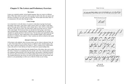 The Art of Cursive Penmanship: A Personal Handwriting Program for ...