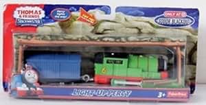 Amazon.com: Exclusive Thomas & Friends TrackMaster Light-Up Percy Sodor ...
