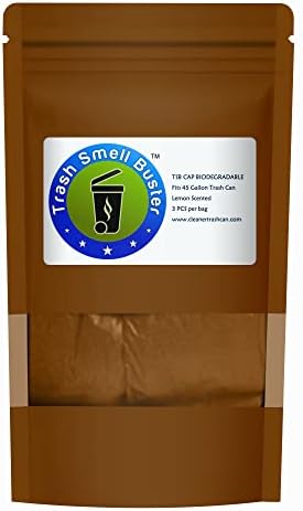 Trash Smell Buster, Trash Can Cover, Biodegradable Odor Eliminating Bag ...