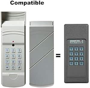 Multi-Code 420001 300MHz Door Opener Wireless Keypad by Linear ...