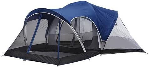 Amazon.com : Greatland Blue/Black Two Room Dome Tent With Screen Porch ...