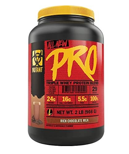 Mutant Pro – Triple Whey Protein Powder Supplement – Time-Released for ...