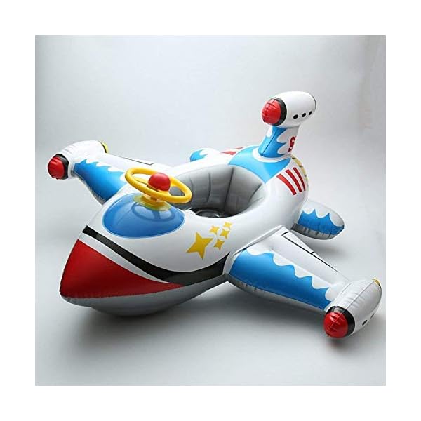 HSOMiD Inflatable Airplane Baby Kids Toddler Infant Swimming Float Seat ...