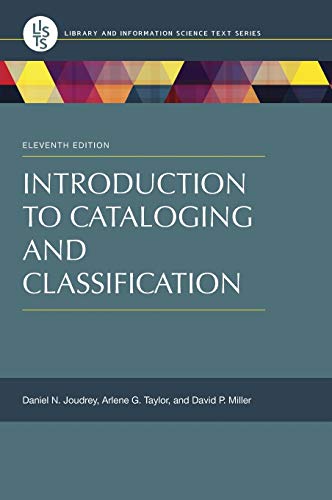 Introduction To Cataloging And Classification (Library And Information Science Text Series) on ...