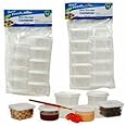 Amazon.com - Mini Storage Containers with Lids, Sure Fresh, Plastic ...