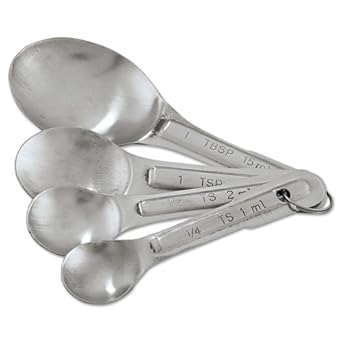 Amazon.com: Thunder Group Measuring Spoon Set, Stainless Steel, 1/4, 1/ ...