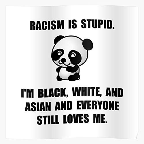 Humorous Racism Bigot Funny Bear Black Panda Race Regalo para la ...