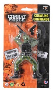 NEW COMBAT FORCE WIND UP CRAWLING ARMY COMMANDO SOLDIER MAN ACTION ...