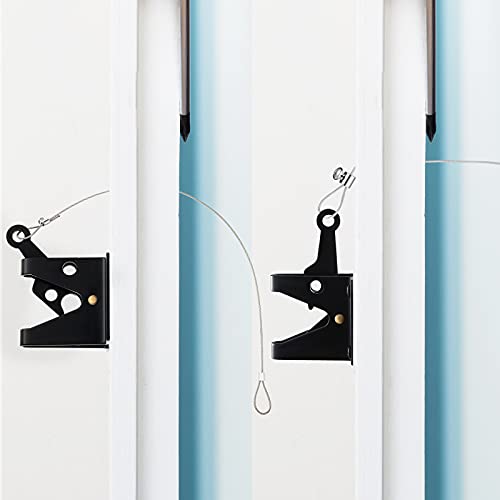 6 Pieces Gate Latch Cable Pull Gate Latch Pull Gate Latch String Fence ...