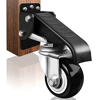 SPACECARE Workbench Casters Heavy Duty Retractable Casters，600 Lbs ...