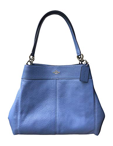Dark Blue Coach Purse. Coach Pebbled Leather Lexy Shoulder Bag Handbag ...