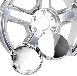 Amazon.com: Rhinotuning 83mm(3.27in)/76.4mm(3in) Chrome Silver ABS Car ...