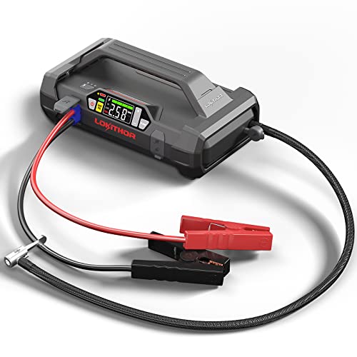 LOKITHOR JA301 Jump Starter with Air Compressor, 2000Amp 12V Portable Car Battery Booster Pack ...