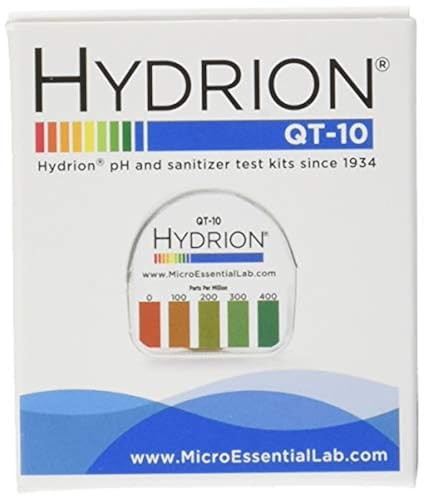 Micro Essential Lab Hydrion® Quaternary Test Paper QT-40, 48% OFF