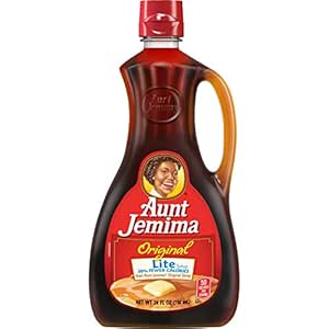 Amazon.com : Aunt Jemima, Pancake Syrup Lite, 24 Oz : Maple Syrups ...