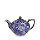 Burleigh Dark Blue Calico Teapot Small: Amazon.co.uk: Kitchen & Home