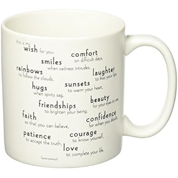 Amazon.com | Quotable Mug - Peace: Quotes Mug: Coffee Cups & Mugs