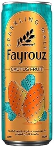 Fayrouz non-alcoholic malt beverage with Cactus Fruit flavor- 330 ml ...