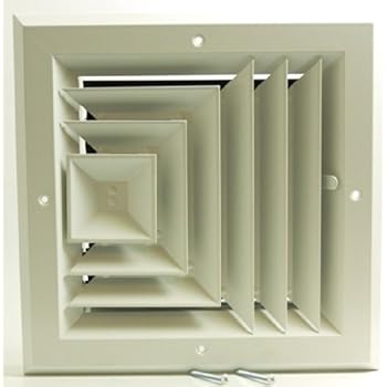 AIRVISOR Air Deflector for Office Ceiling Vents 24"x 24" (Set of 1 ...