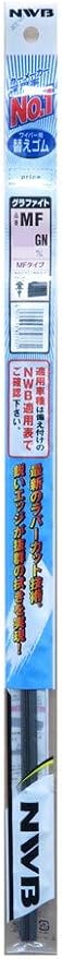 Amazon | NWB(エヌダブルビー) フラットワイパー用 グラファイト替ゴム MFBタイプ 650mm MF65GN | ワイパーゴム | 車＆バイク