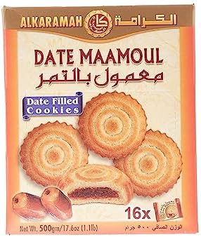Alkaramah Date Maamoul (Date Filled Cookies), 500g price in Saudi ...