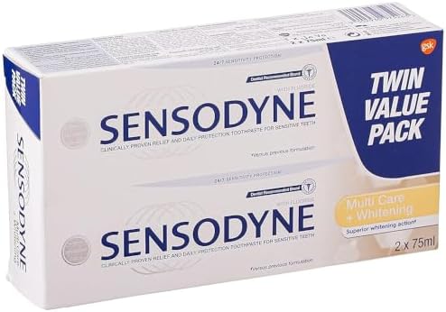 Sensodyne Multi Care + Whitening Toothpaste For Sensitive Teeth ...